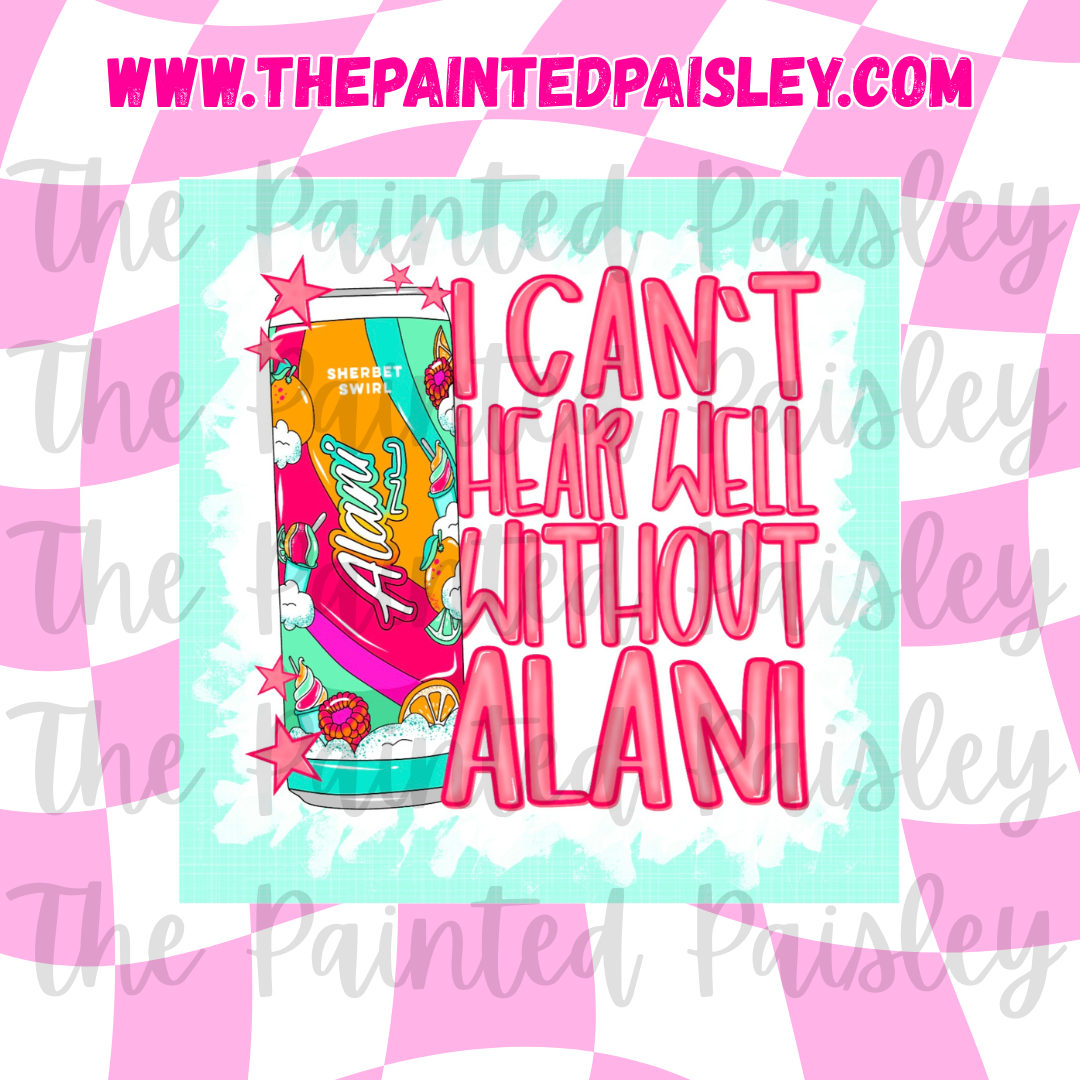Square Cardstock - I can't hear well without – The Painted Paisley